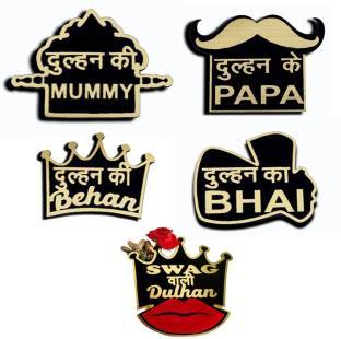 "Uniquely Elegant Wedding Badges to Elevate Your Special Day